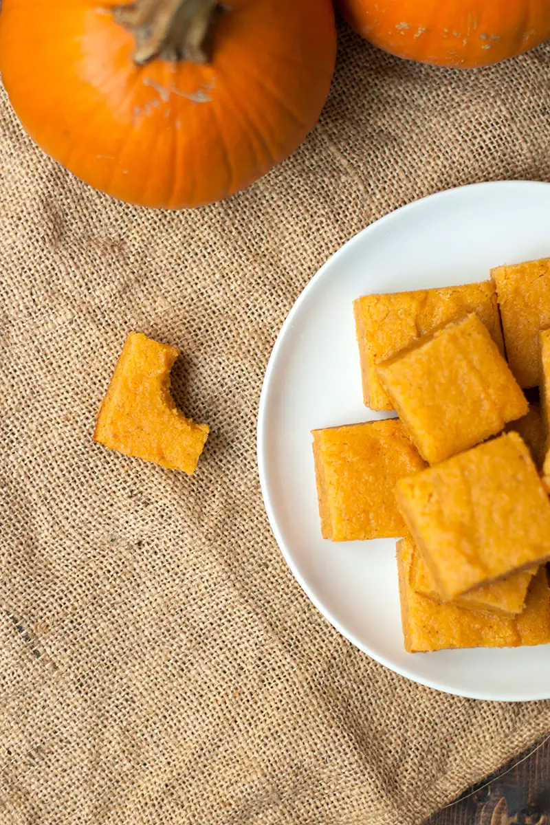 Pumpkin Mochi Contemplating Sweets