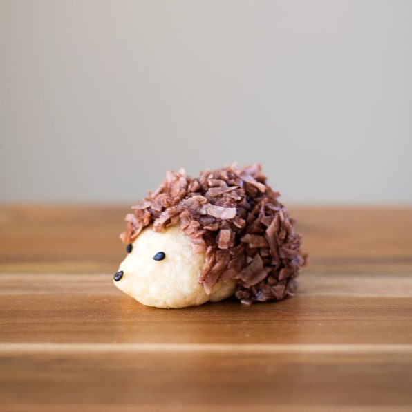 Hedgehog Cookies with Chocolate and Coconut | Contemplating Sweets